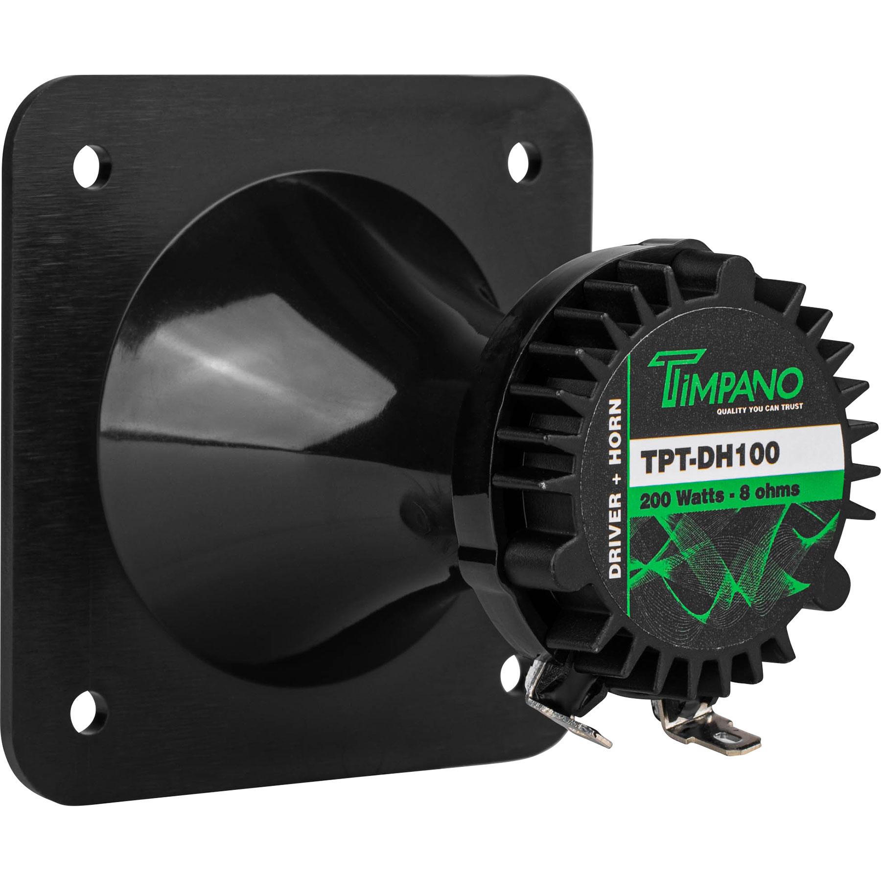 Timpano Audio TPT-DH100 1" Neodymium Horn Loaded Bullet Tweeter 8 Ohm